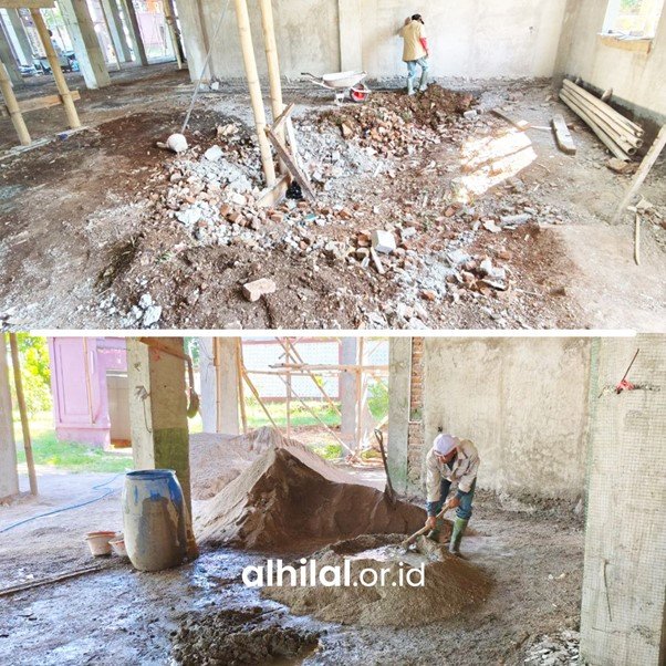 Pemasangan Gordeng Rangka Atap Telah Selesai!